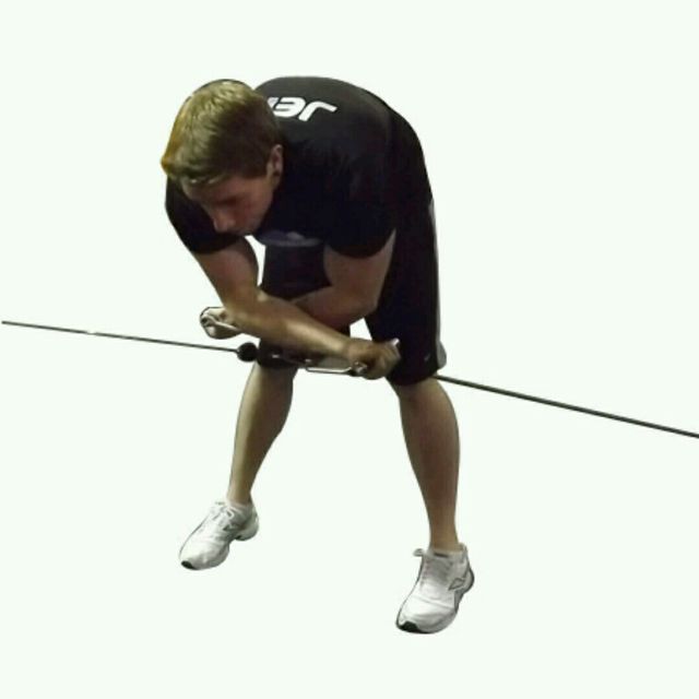 CM Bent Over Low Pulley Crossover Fly by Pavel B. - Exercise How-to ...
