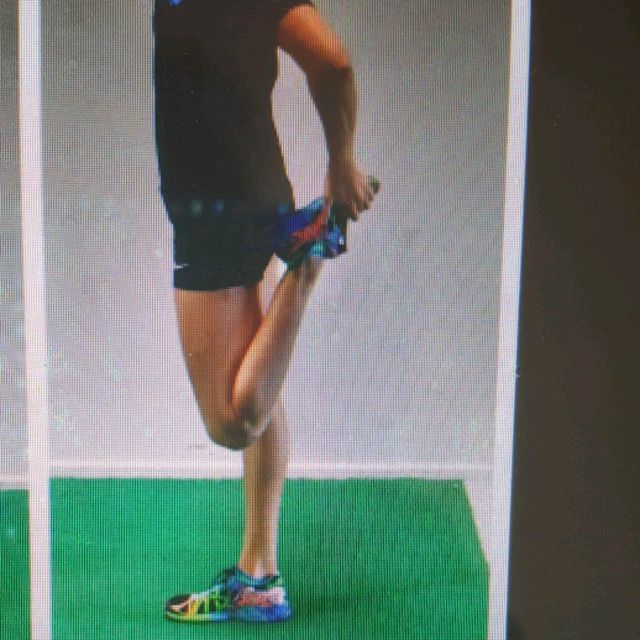 Stretch: Left Quad by Kristine Norton - Exercise How-to - Skimble