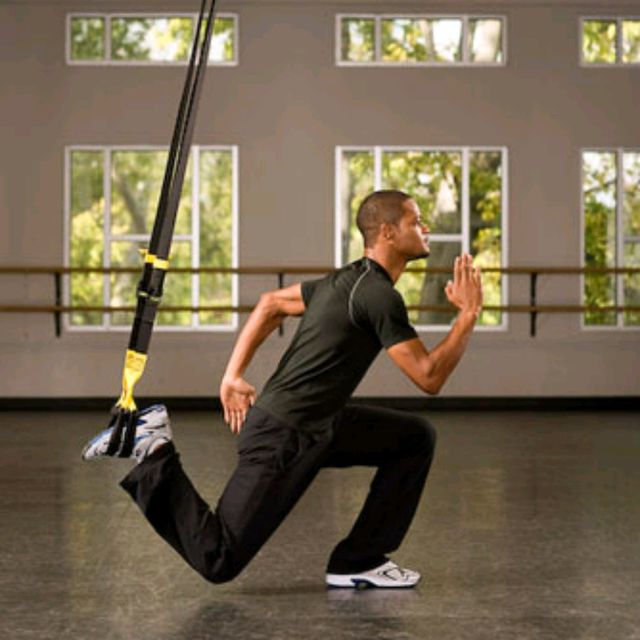 TRX Suspended Lunge by Karina Scheers - Exercise How-to - Skimble