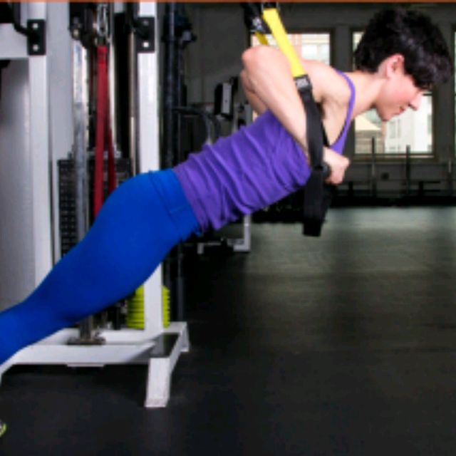 TRX Chest Press by Karina Scheers - Exercise How-to - Skimble