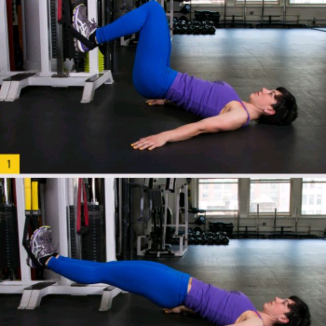 TRX Hamstring Pull Curls by Karina Scheers - Exercise How-to - Skimble