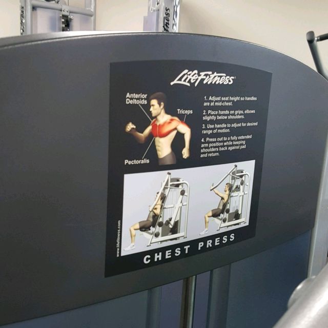 Chest Press Weighted by Barry Brody - Exercise How-to - Skimble