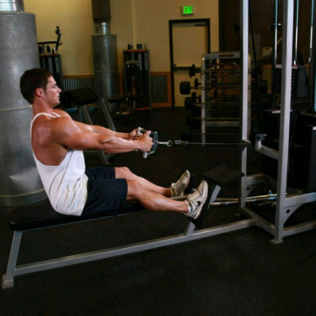 Seated Cable Rows by Jared H. - Exercise How-to - Skimble