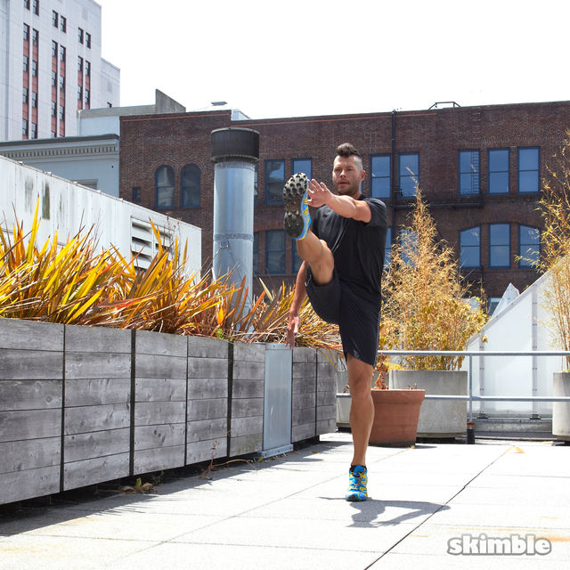 Frankenstein Walk - Exercise How-to - Skimble Workout Trainer