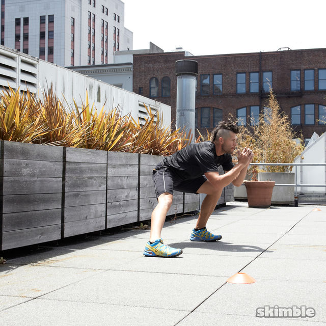 Side Lunge Shuffle Hops - Exercise How-to - Skimble