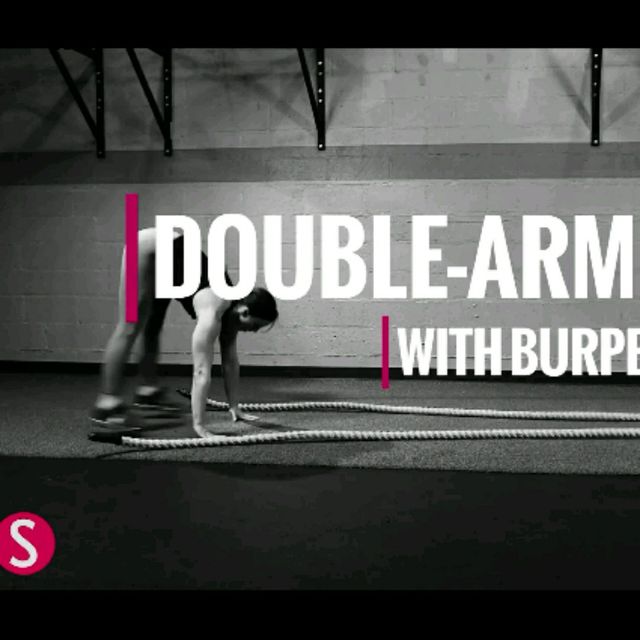 Double Arm Wave With Burpee by Rema M. - Exercise How-to - Skimble