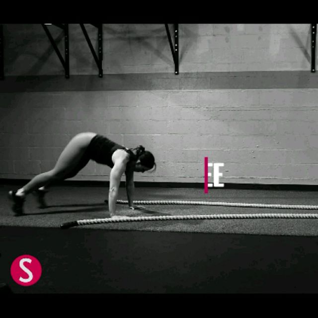 Double Arm Wave With Burpee by Rema M. - Exercise How-to - Skimble