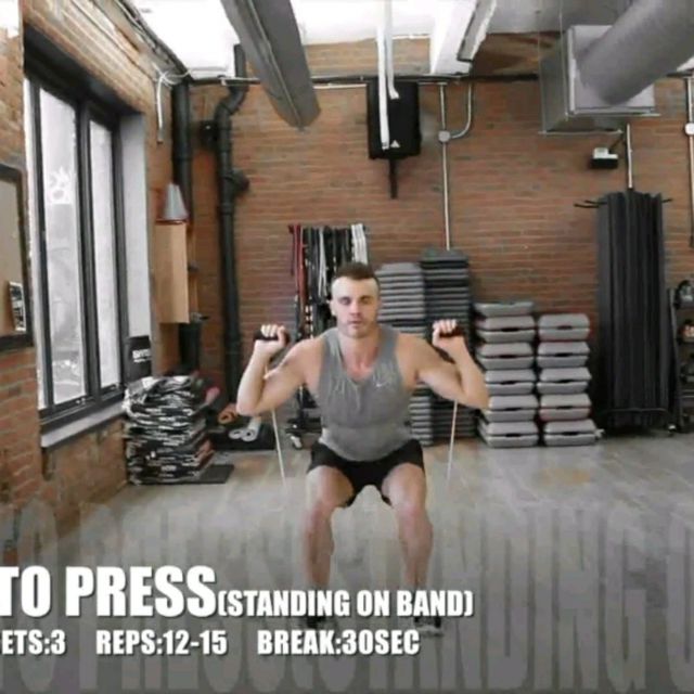 Squat To Press by Dennis Richardson - Exercise How-to - Skimble