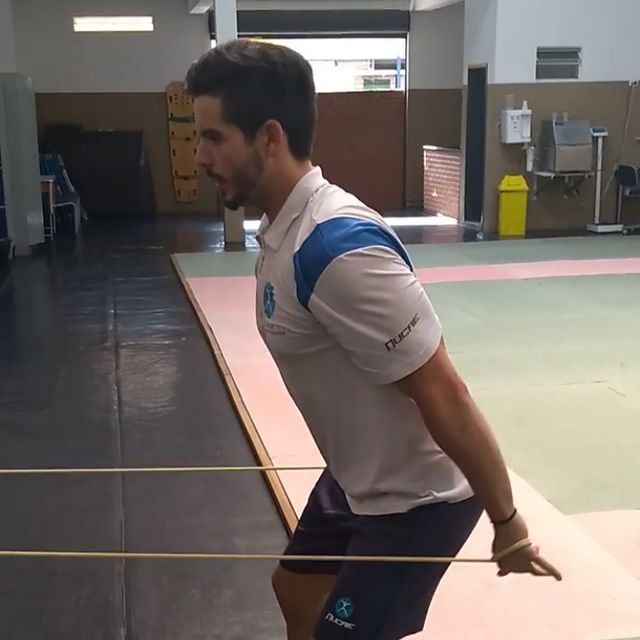 Band Pull by Marcos Mori - Exercise How-to - Skimble