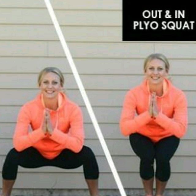 Out & In Plyo Squat by Roxxi Franklin - Exercise How-to - Skimble