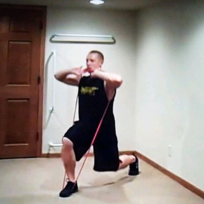 Band Front Squats by Fredrick Perdue - Exercise How-to - Skimble