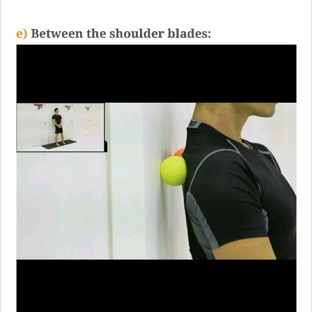 Shoulder Blade Wall Ball by Ali C. - Exercise How-to - Skimble