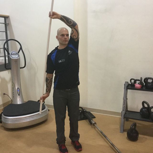 Around The Body With Stick by David Perlis - Exercise How-to - Skimble