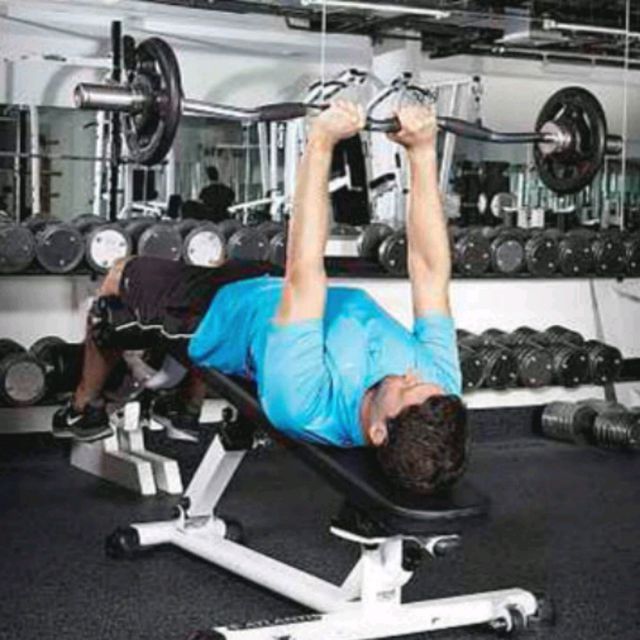 Incline Dumbell Tricep Extension by Adali Ramos - Exercise How-to - Skimble