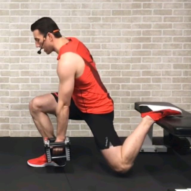 Bulgarian Split Squat+Row by Dennis Richardson - Exercise How-to - Skimble