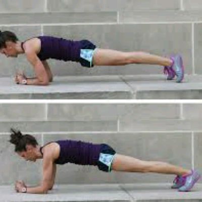 Plank Bicep Curls by Angel Button - Exercise How-to - Skimble