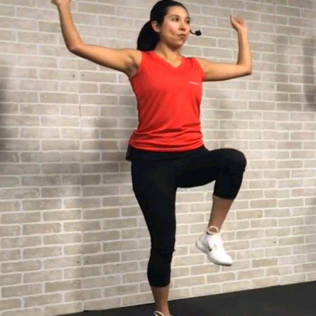 March In Place + External Rotation/Arm Crossover by Dennis R ...