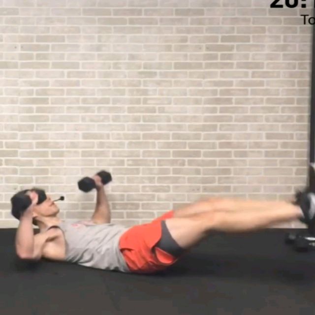 Chest Press + Flutter Kicks by Dennis Richardson - Exercise How-to ...