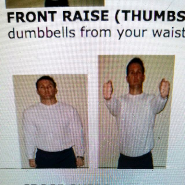 Thumbs up Front Raise by Joseph Neihart - Exercise How-to - Skimble