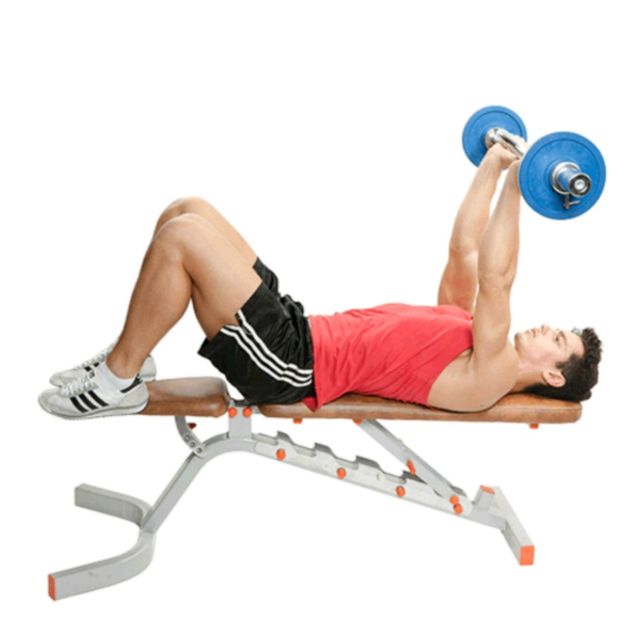 Triceps Barbell Extension By Saranyapong T Exercise How To Skimble