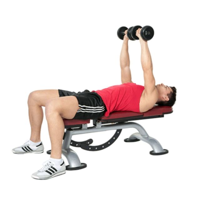 Chest - Dumbbell Press by Saranyapong T. - Exercise How-to - Skimble
