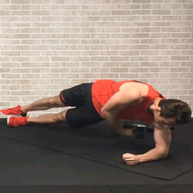 DB Side Plank Rotators by Dennis Richardson - Exercise How-to - Skimble
