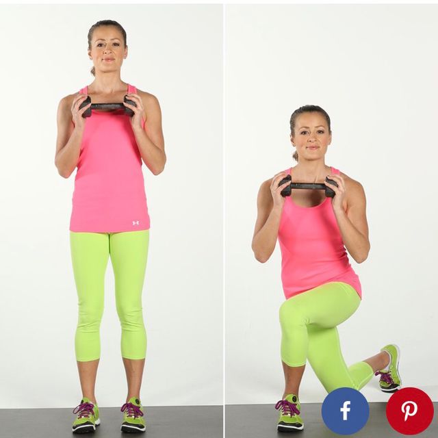 Crossover Lunge por A F. - Ejercicio Cómo hacerlo - Skimble