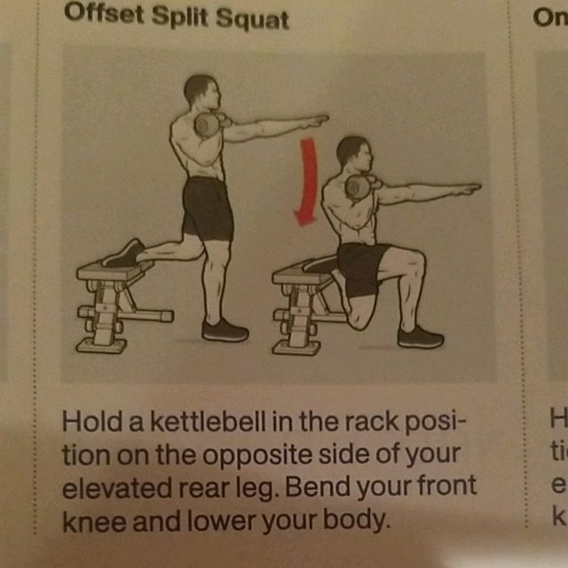 Offset Split Squat by Andrew Kirkendall - Exercise How-to - Skimble
