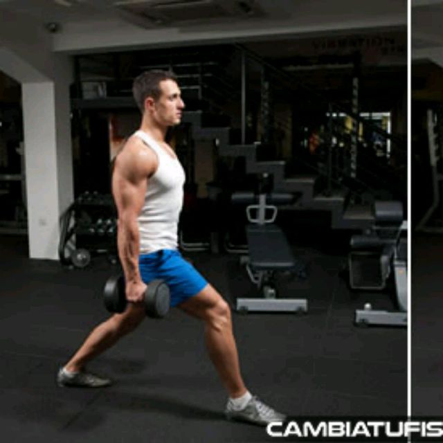 Zancadas Con Mancuerna by Marco Paniagua Alfaro - Ejercicio Cómo ...