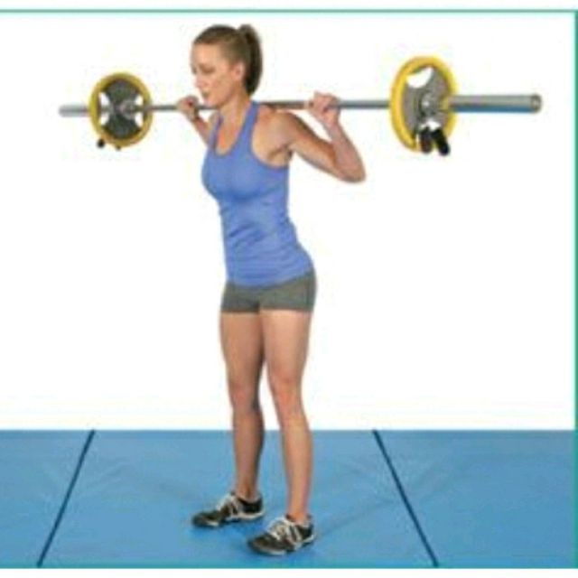 Barbell good morning by Janice C - Exercise How-to - Skimble