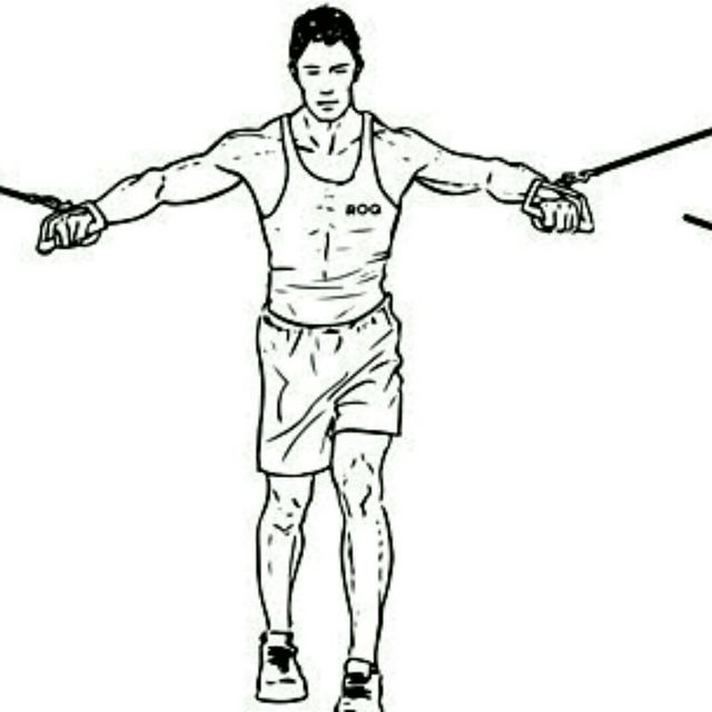 Cruces de polea alta by Cristian Sánchez - Ejercicio Cómo hacerlo - Skimble