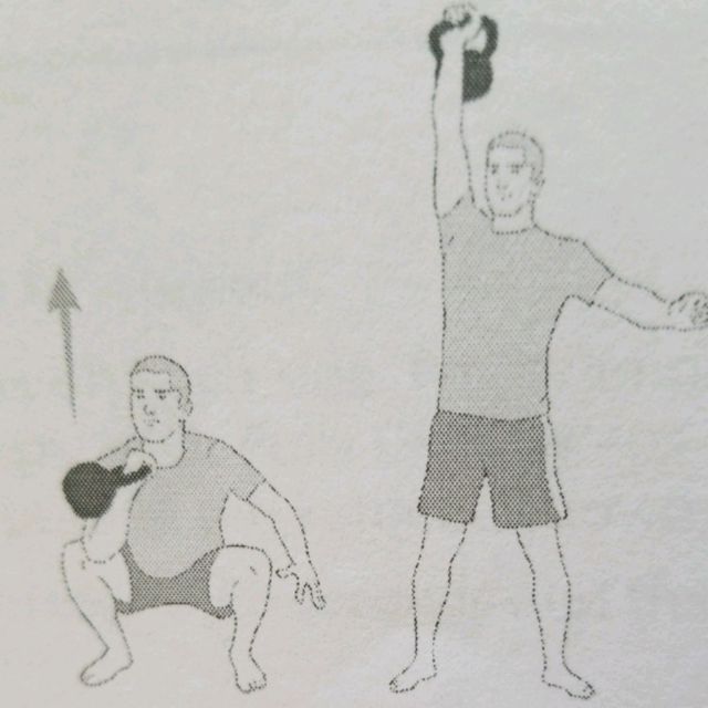 One Handed Squat & Press by Merrill G. - Exercise How-to - Skimble