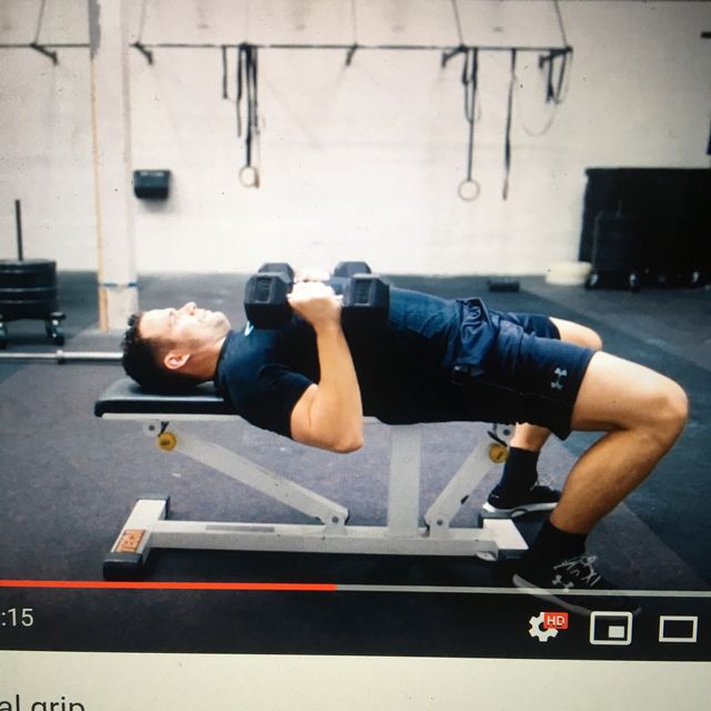 Neutral Grip Dumbell Bench Press by Paria Karimi - Exercise How-to ...