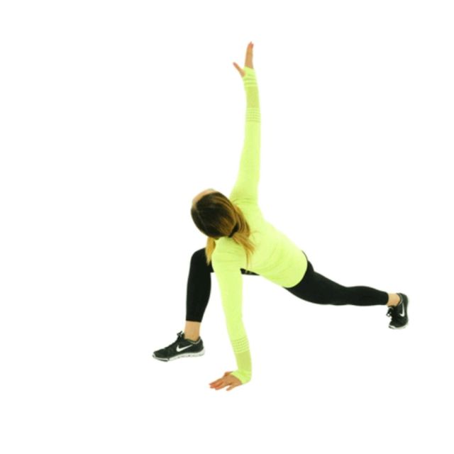 Lunge Twist Through by B J. - Exercise How-to - Skimble