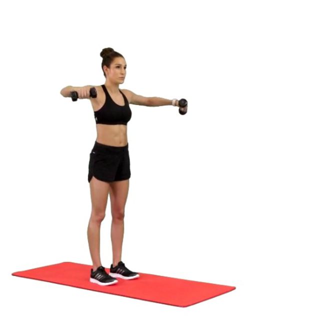 Side Raise by Tara L. - Exercise How-to - Skimble Workout Trainer