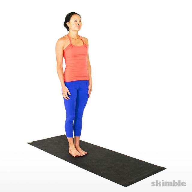 Left Dancer's Pose - Exercise How-to - Skimble Workout Trainer