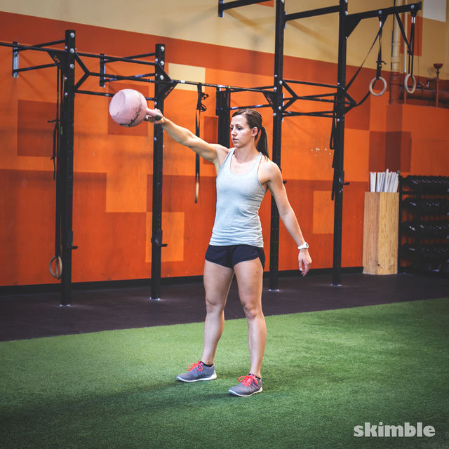 Loaded Kettlebell - Leg Workout - Skimble Workout Trainer