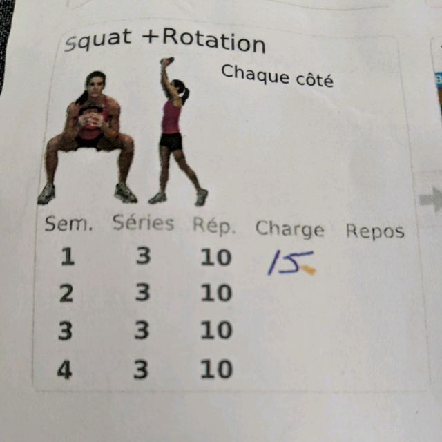 Squat Rotation Kettlebell - 15lbs by Philippe S. - Exercise How-to ...