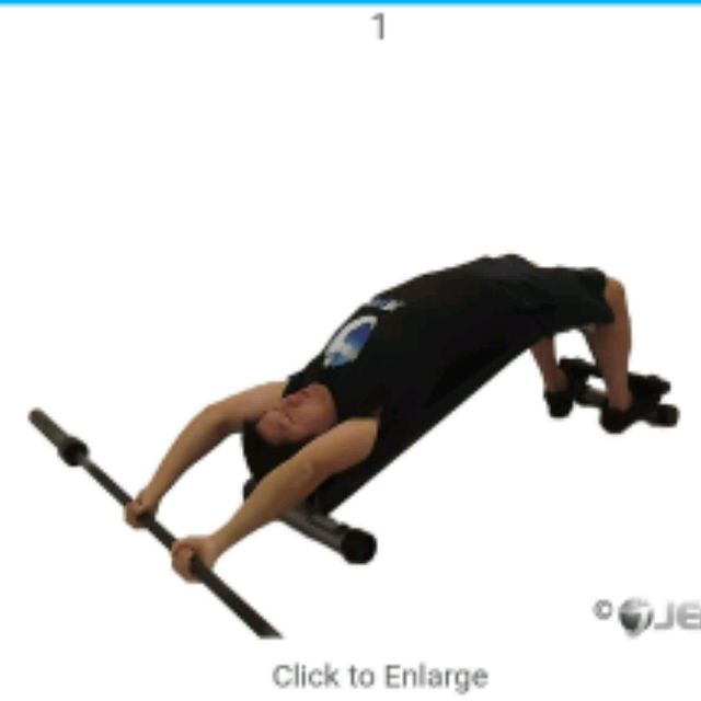 Barbell Decline Pullovers by Zunaid S. - Exercise How-to - Skimble