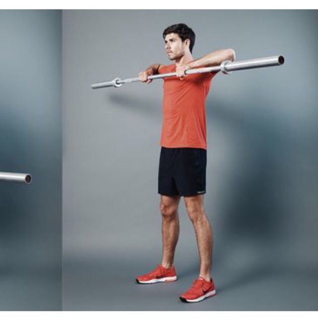 Upright Row Wide by Daniel Garcia - Exercise How-to - Skimble