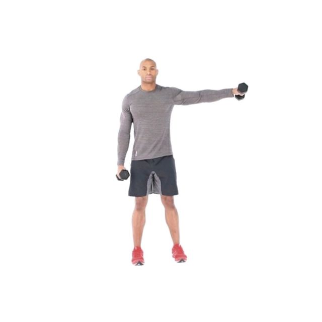 Right Lateral Dumbbell by Sonia R. - Exercise How-to - Skimble