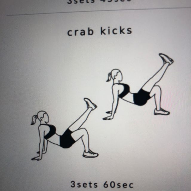 Crab Kicks by Bridgitte Dabrowski - Exercise How-to - Skimble