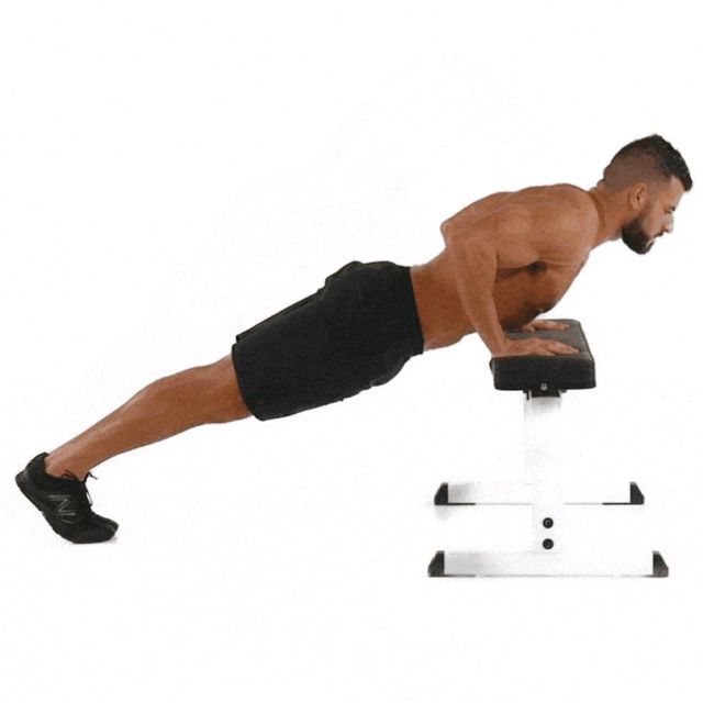 Hands Elevated Push Up by Elisabetta Bruno - Exercise How-to - Skimble