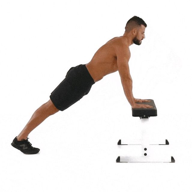 Hands Elevated Push Up por Elisabetta Bruno - Ejercicio Cómo hacerlo ...