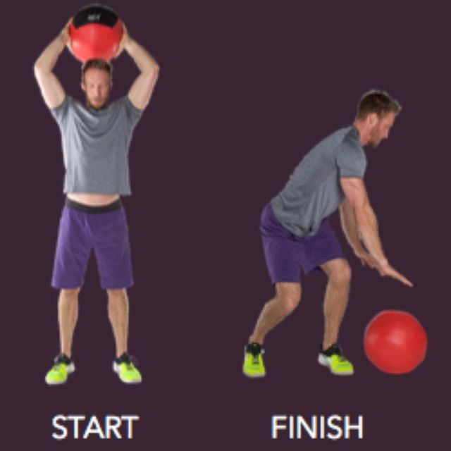 Rotation Ball Slams by Silas Eisenback - Exercise How-to - Skimble