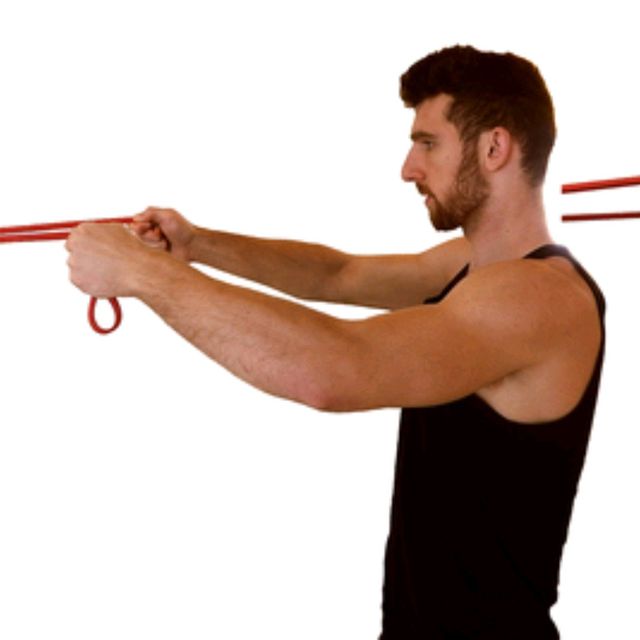 Band face pull by Piti P. - Exercise How-to - Skimble