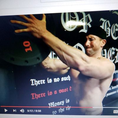 Standing Plate Squeeze Incline by Eugene Buehne - Exercise How-to - Skimble