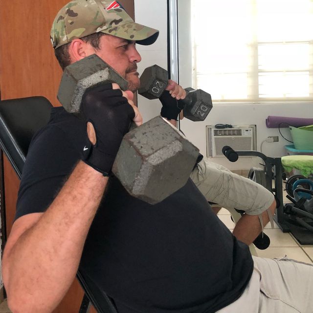 Dumbbell Seated Butterflies by David O. - Exercise How-to - Skimble