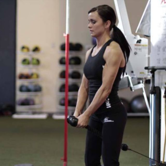 Pull Through, Cable by Nicole T. - Exercise How-to - Skimble