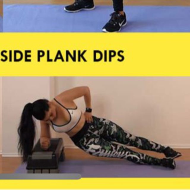 Elevate Elbow Side Plank Dips by Bridgitte Dabrowski - Exercise How-to ...